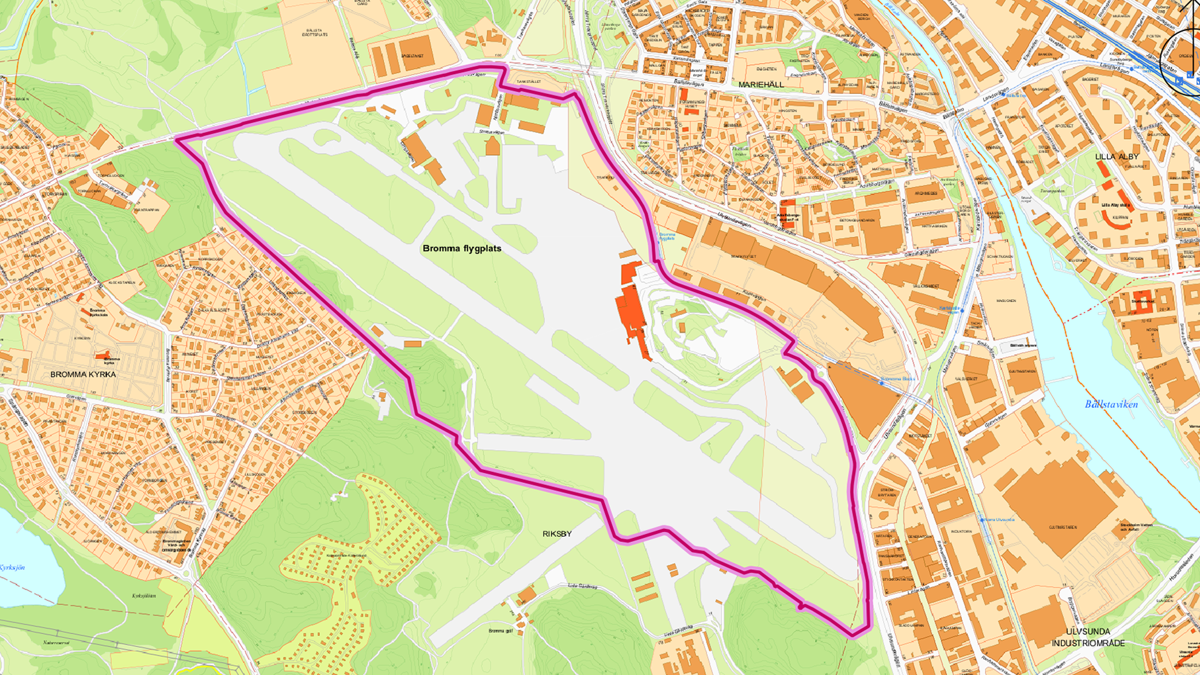 Bromma flygplatsområde - Stockholms stad
