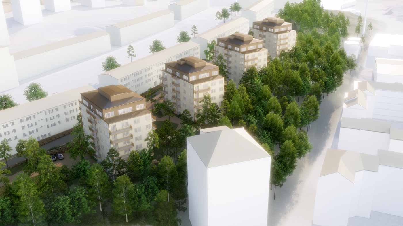 Nya seniorbostäder vid Farsta strands centrum - Stockholms stad