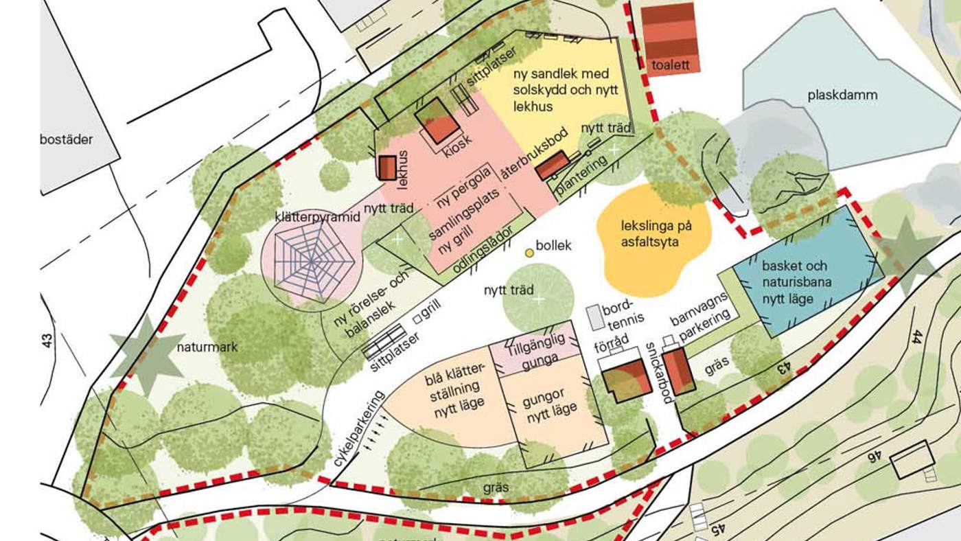 Parkleken Lugnet rustas upp - Stockholms stad