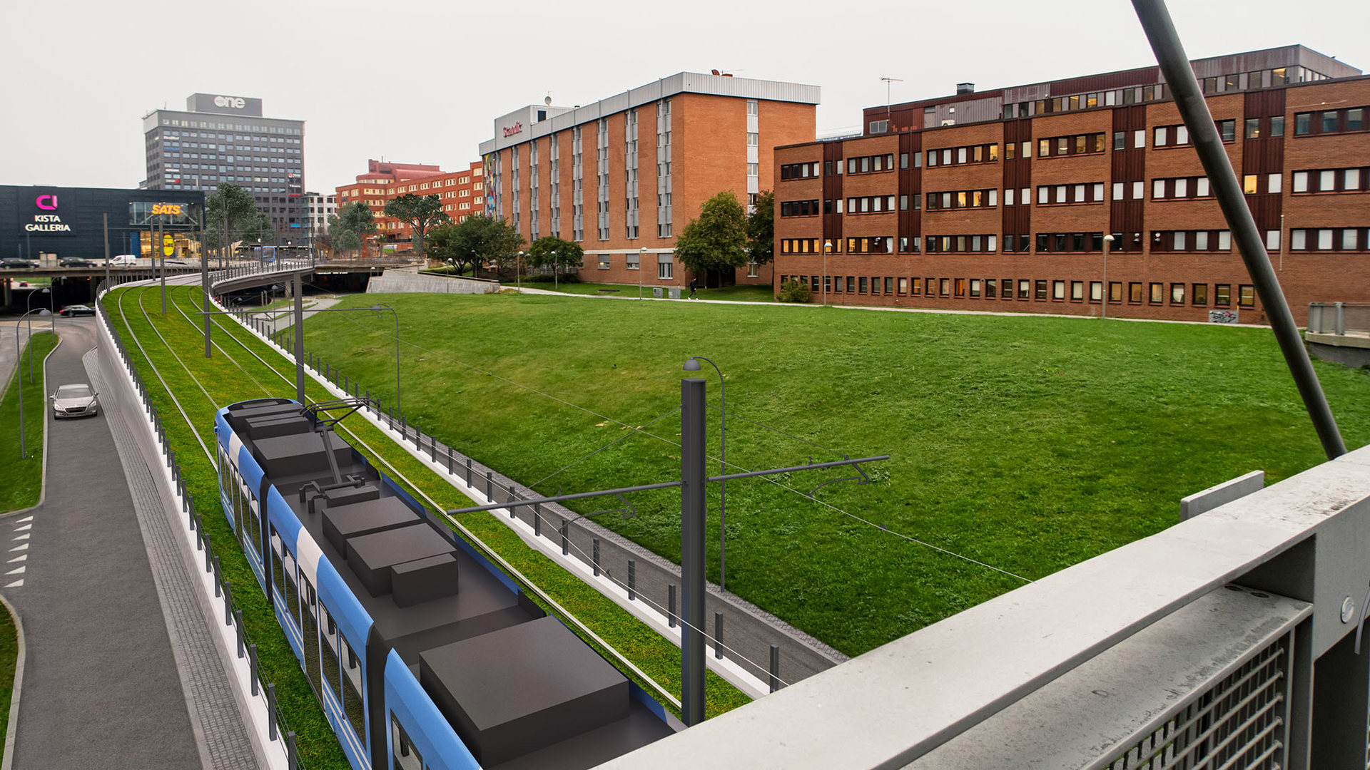 Tvärbanan till Helenelund - Stockholms stad