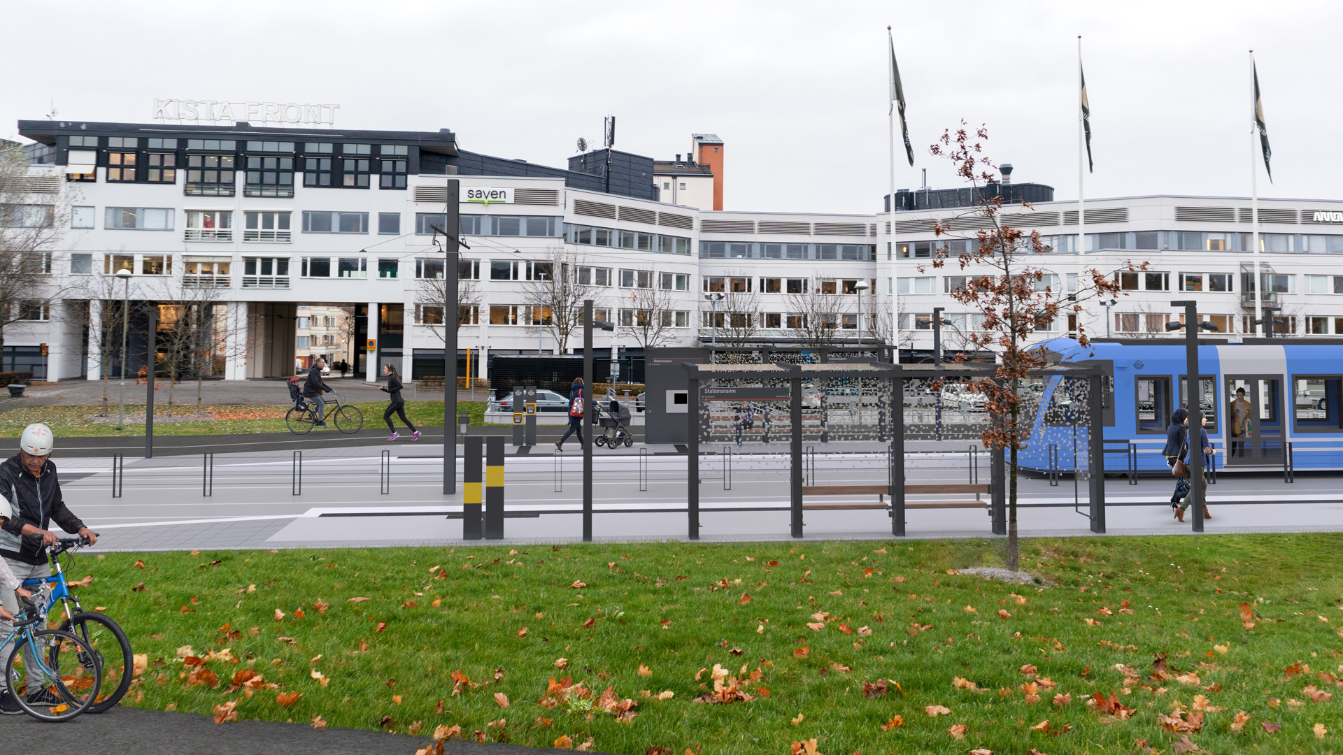 Tvärbanan till Helenelund - Stockholms stad