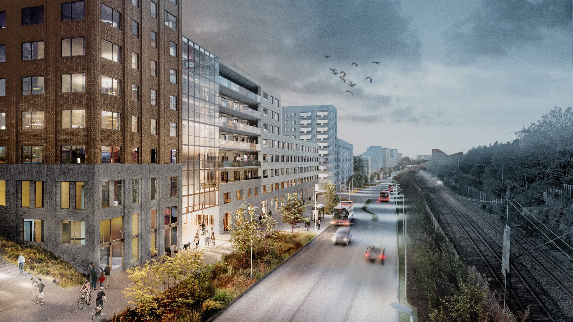 Nya bostäder vid Magelungens strand - Stockholms stad