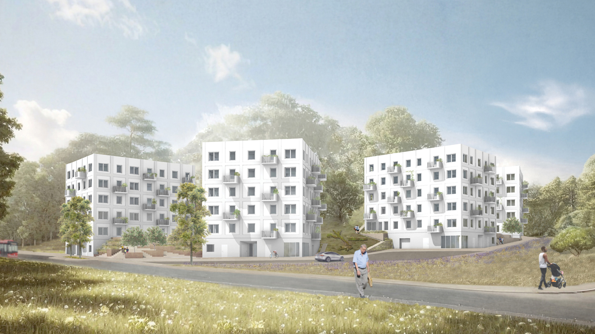 Bostäder vid Nälstastråket - Stockholms stad