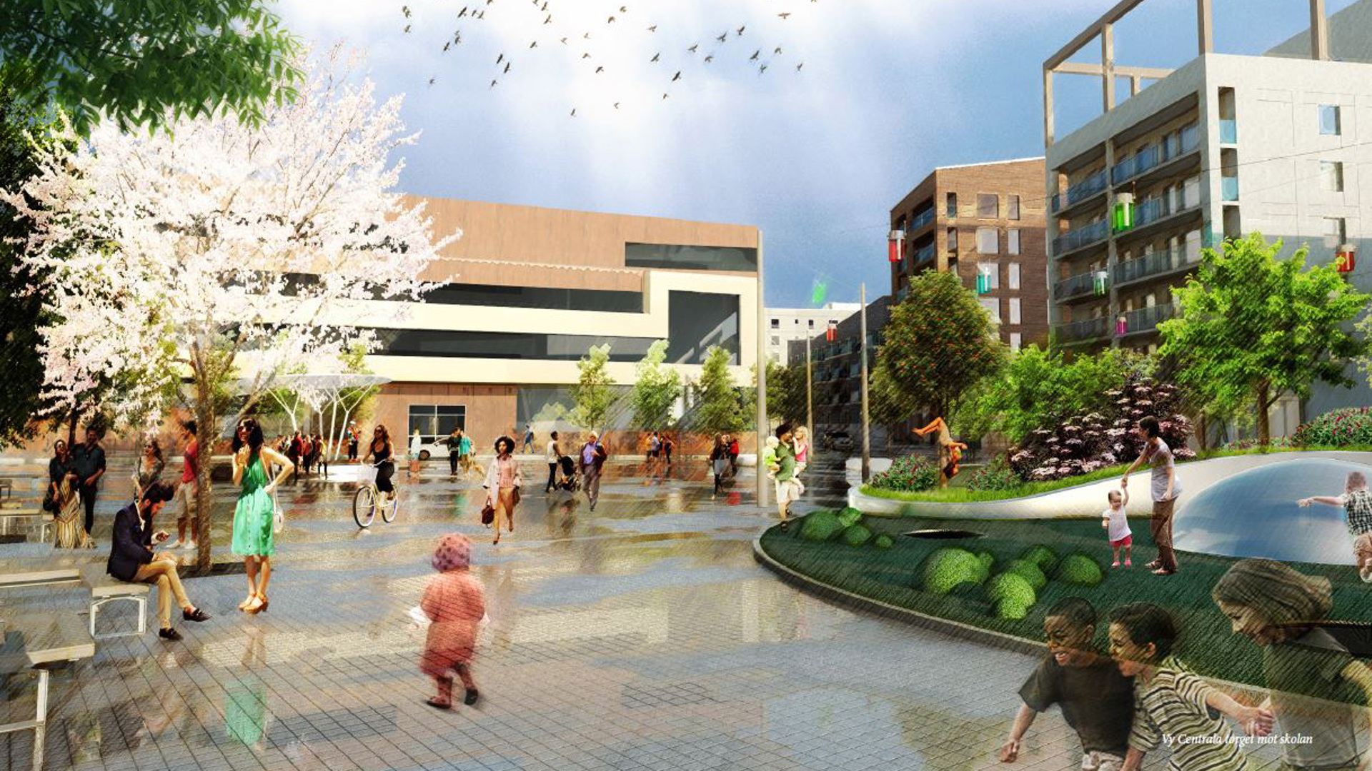 Kista äng, ny stadsdel i Kista - Stockholms stad