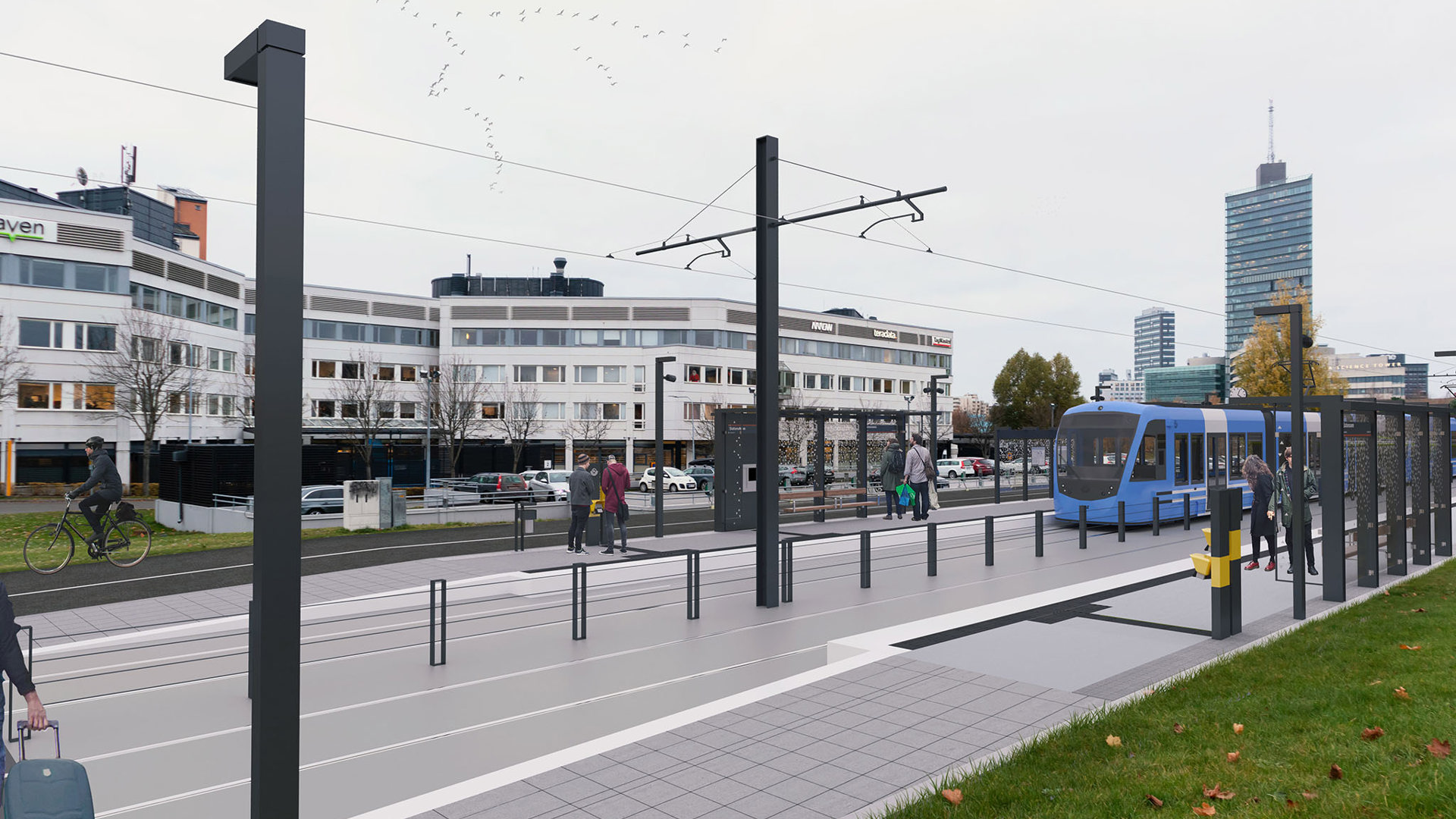 Tvärbanan till Helenelund - Stockholms stad