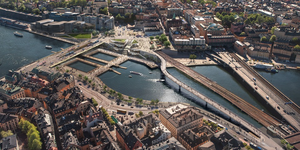 Slussen - City of Stockholm