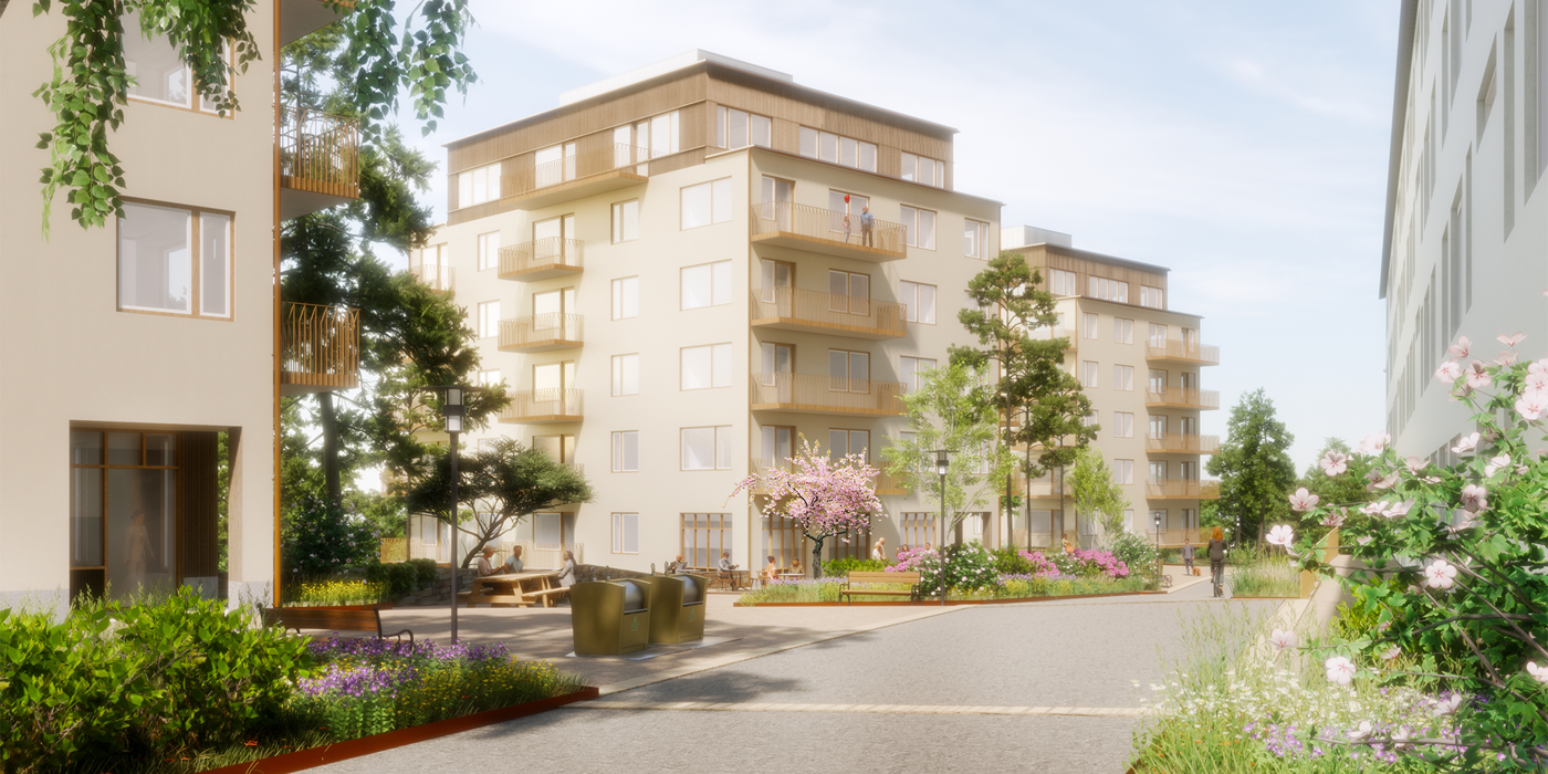 Nya seniorbostäder vid Farsta strands centrum - Stockholms stad