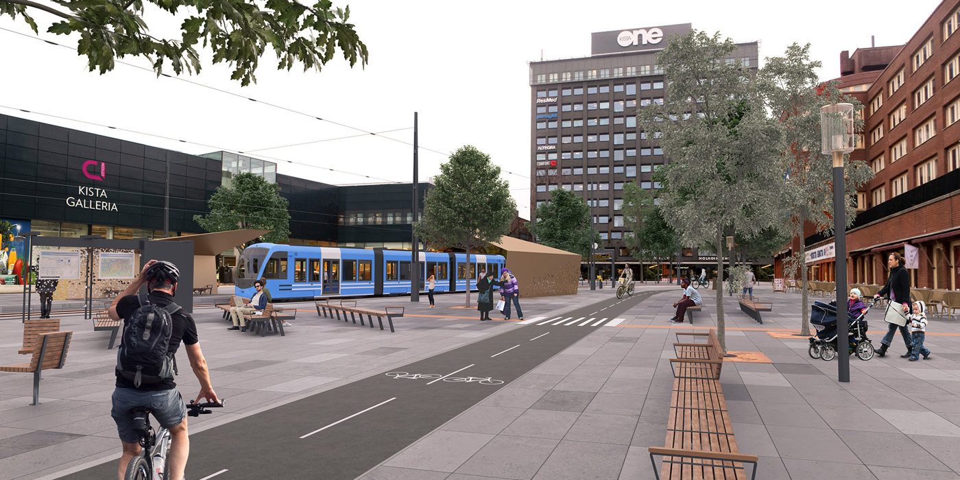 Tvärbanan till Helenelund - Stockholms stad