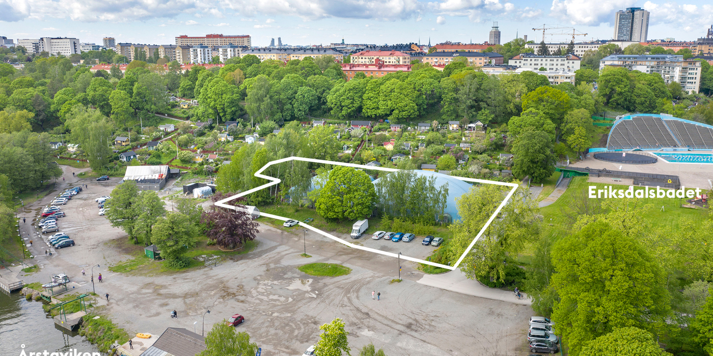 Tennishall vid Eriksdalsbadet - Stockholms stad