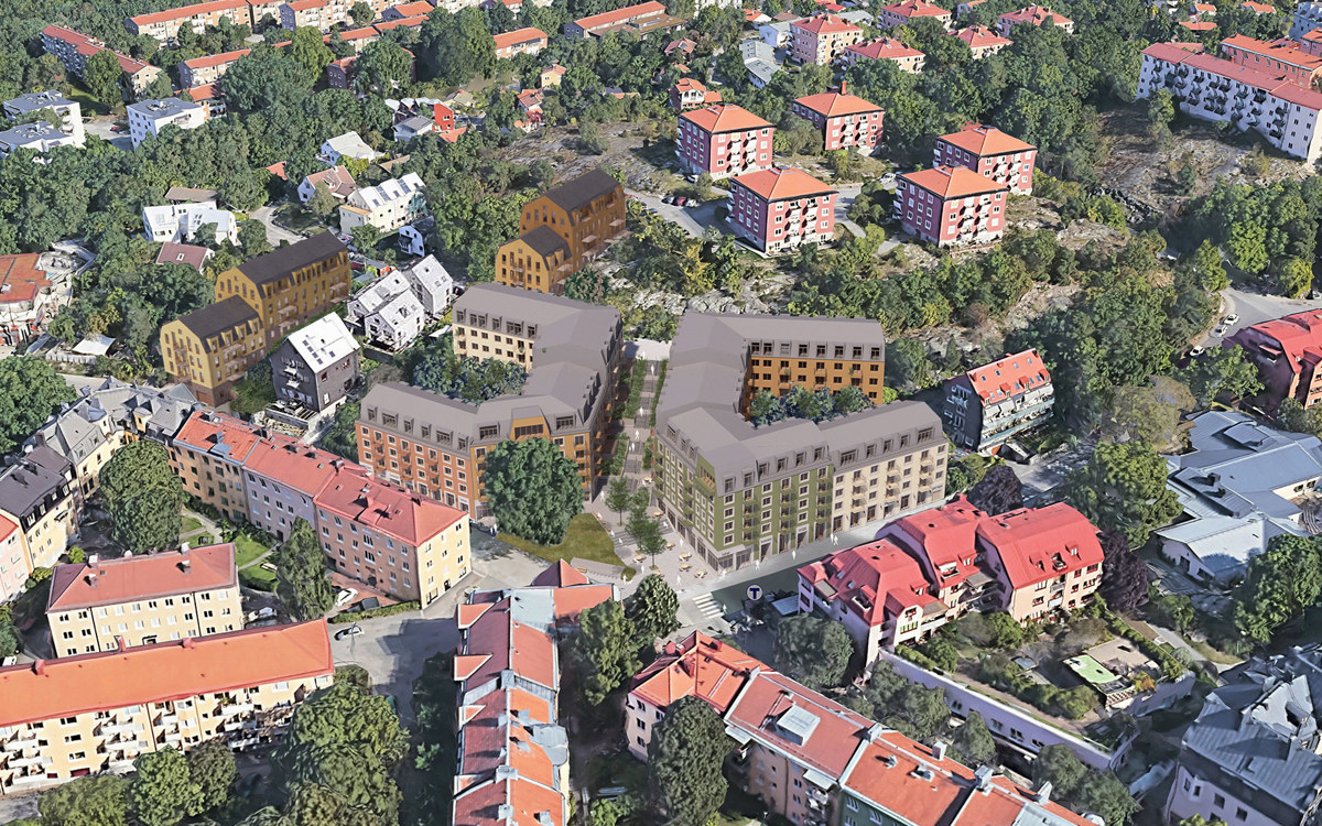 Studentbostäder på p-hus i Aspudden - Stockholms stad