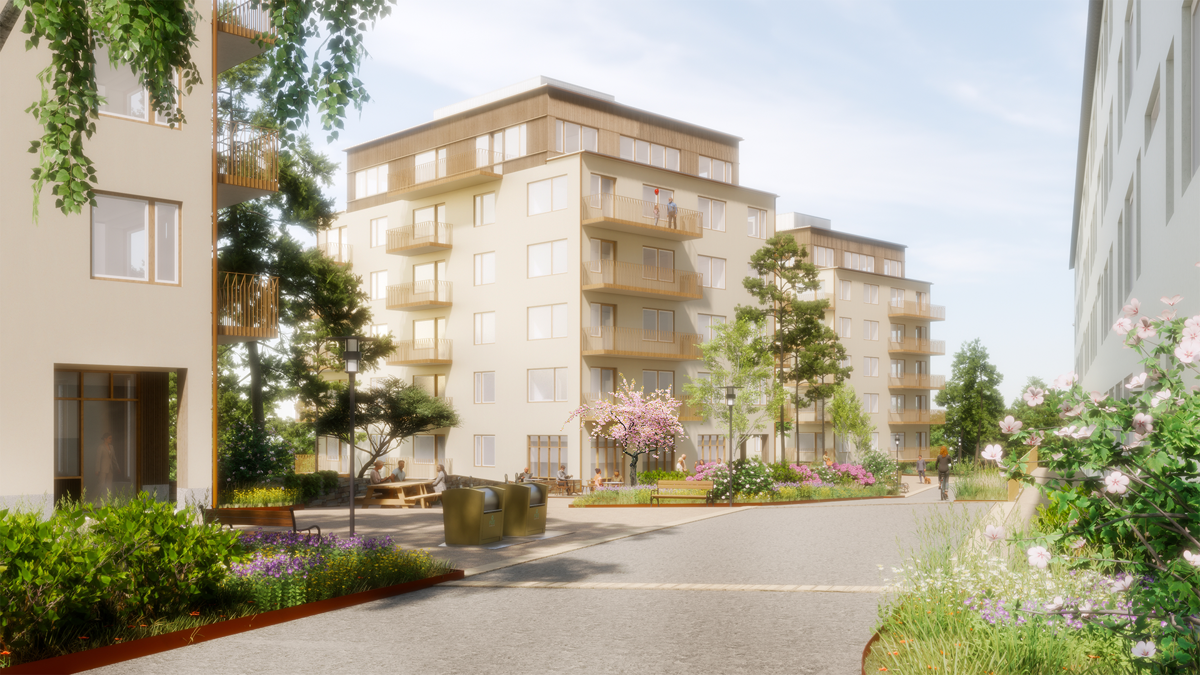 Nya seniorbostäder vid Farsta strands centrum - Stockholms stad