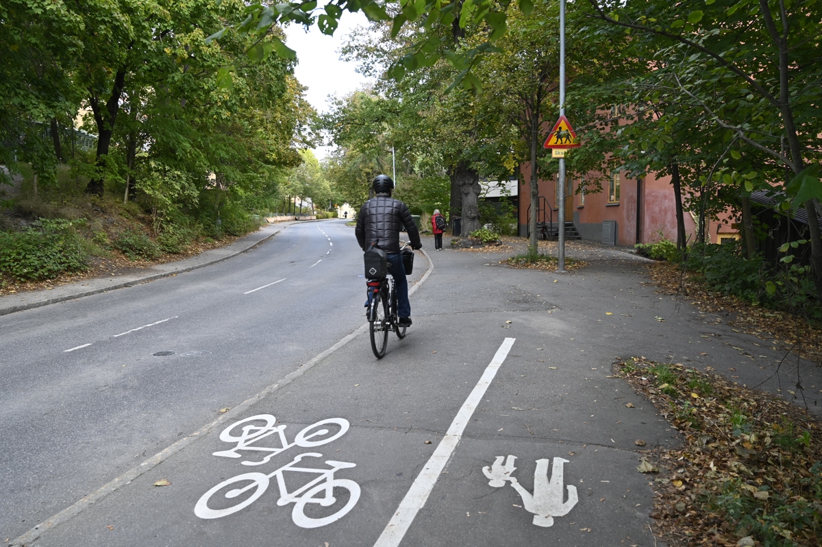 Lövholmsvägen får bredare gång- och cykelbana - Stockholms stad