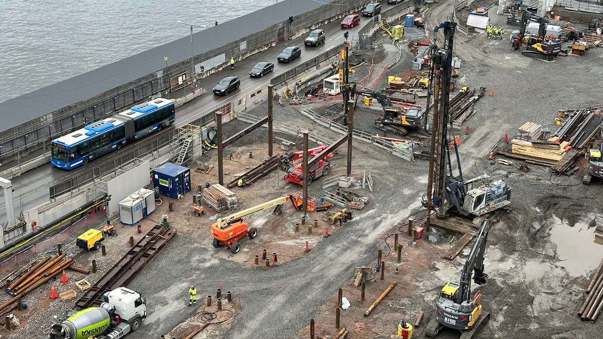 Så här borrar vi på Stadsgården - Stockholms stad