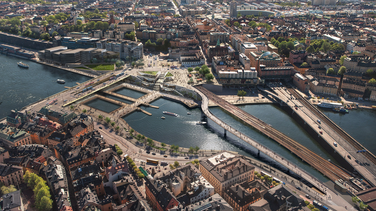 Slussen - City of Stockholm
