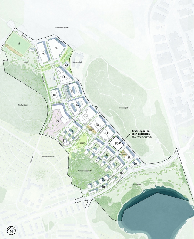 Ny stadsdel vid Linta gårdsväg - Stockholms stad
