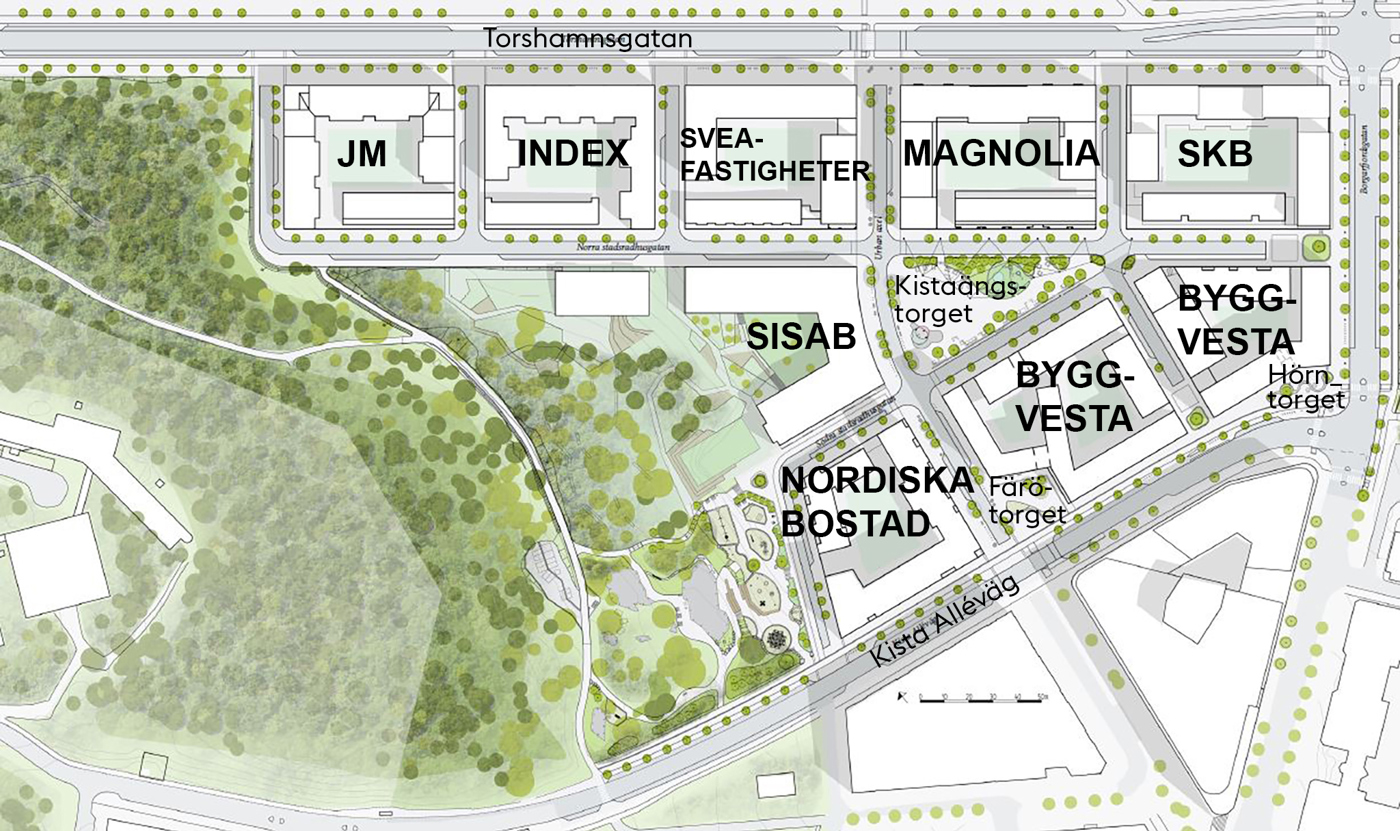 Kista äng, ny stadsdel i Kista - Stockholms stad